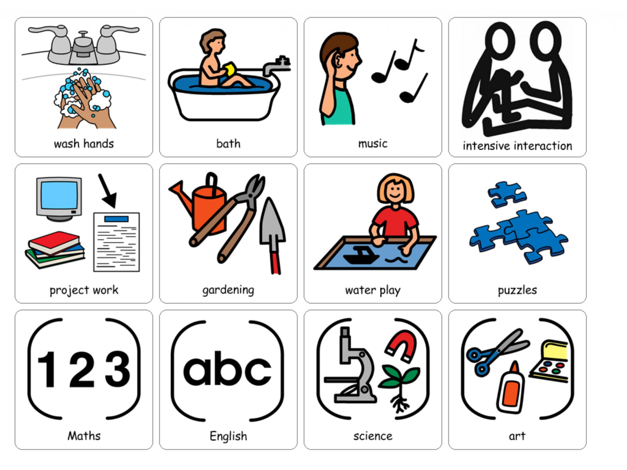 Makaton/Visuals - Southgate School Almondbury