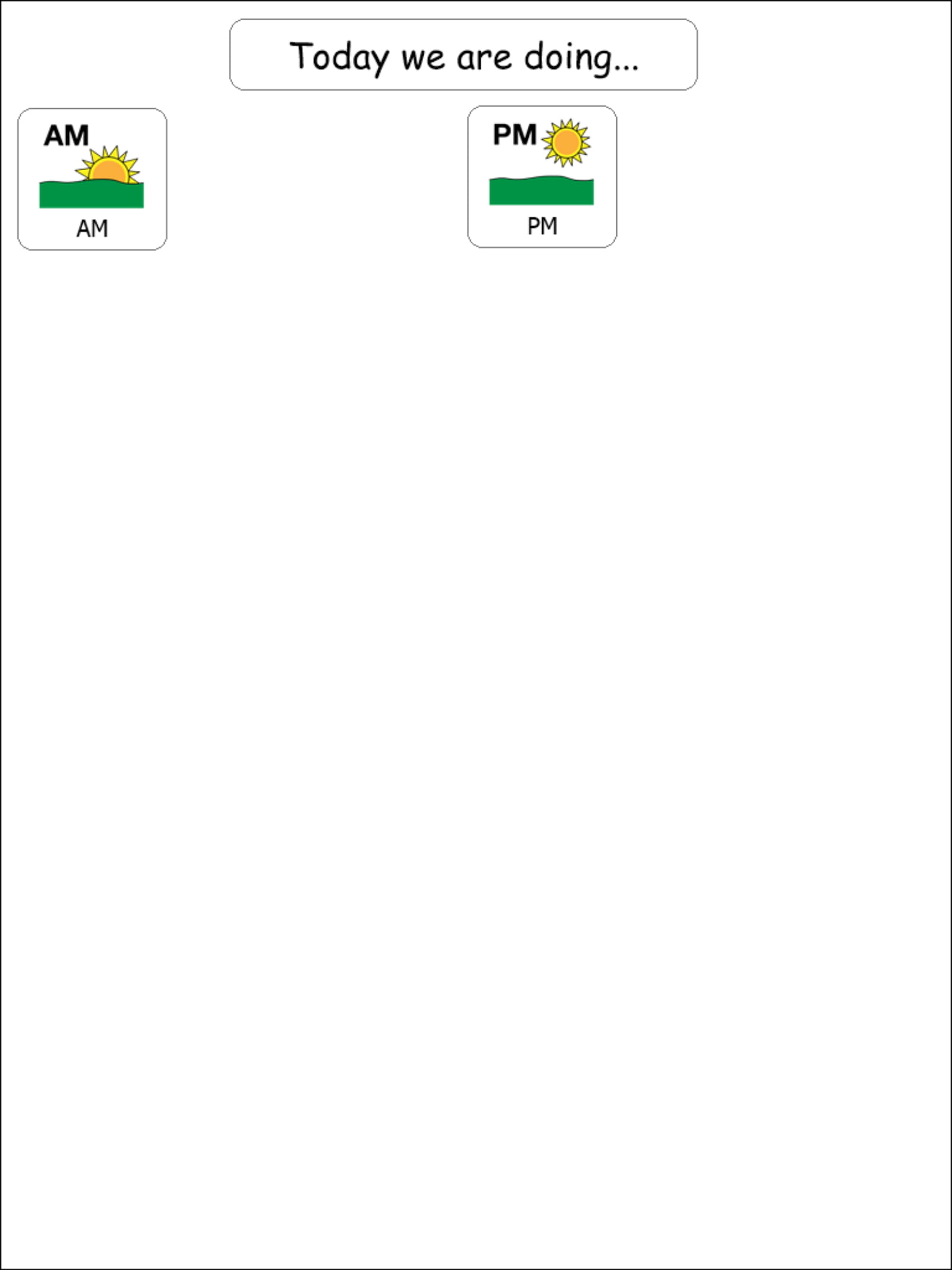 Makaton/Visuals - Southgate School Almondbury